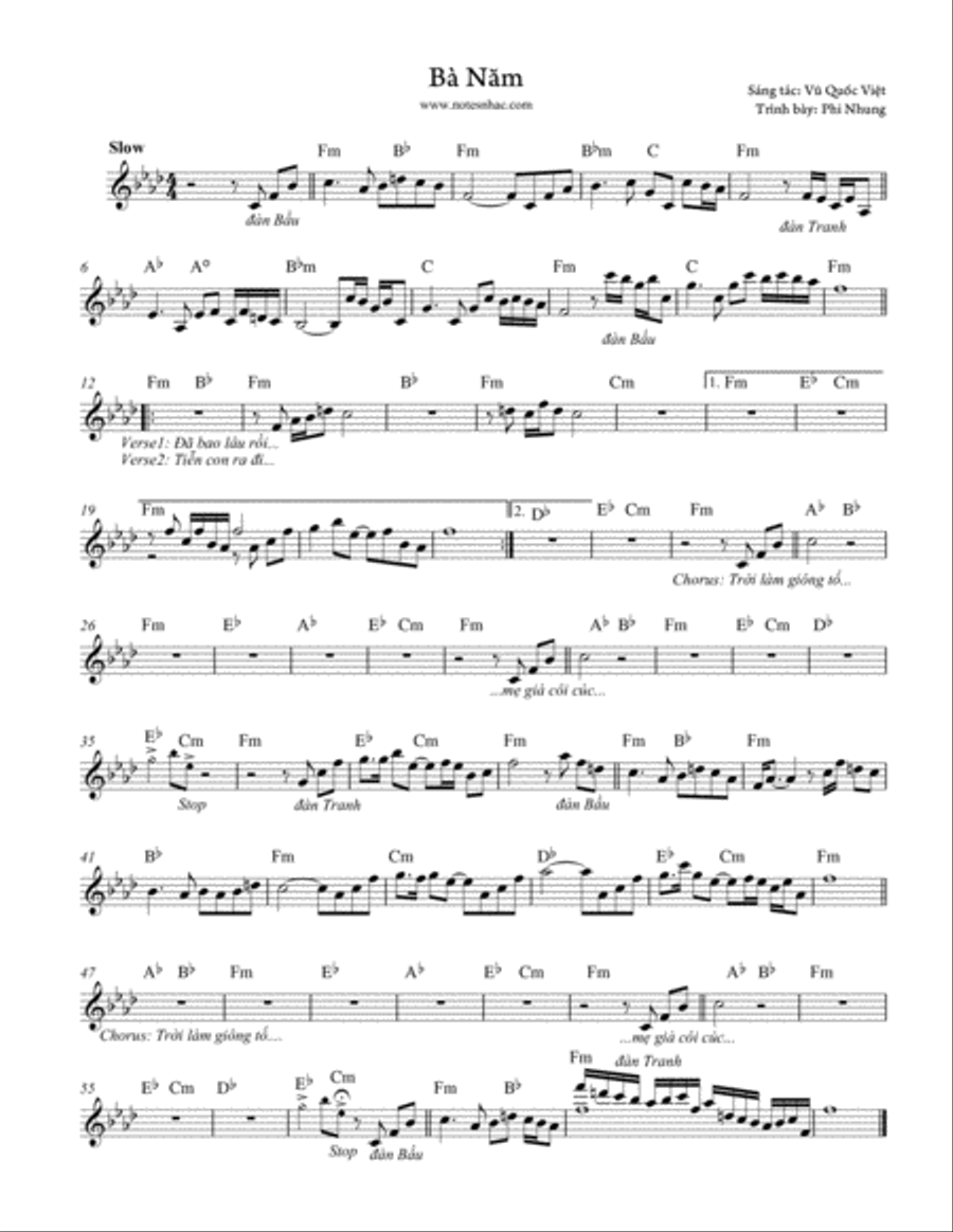 BaNam - Small Ensemble - Digital Sheet Music | Sheet Music Plus