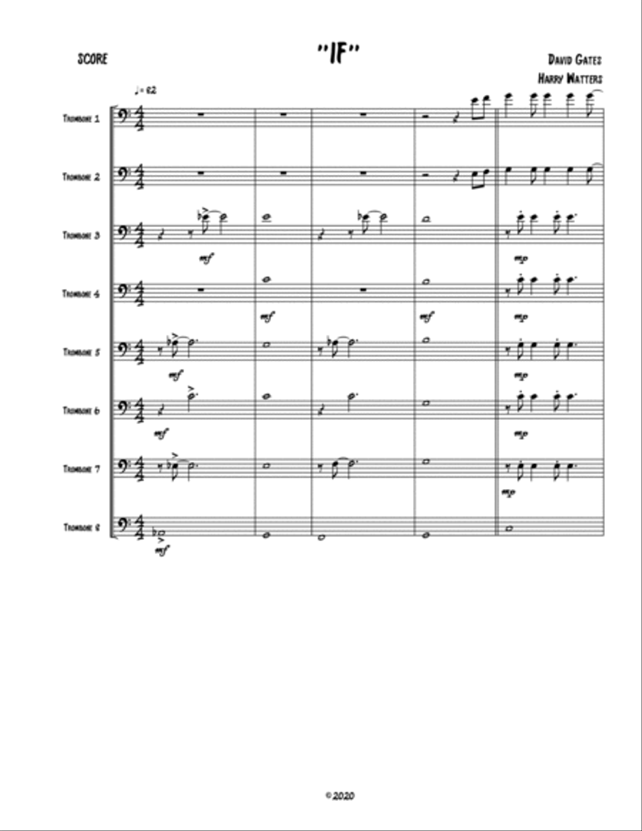 If by Bread - Brass Ensemble - Digital Sheet Music | Sheet Music Plus
