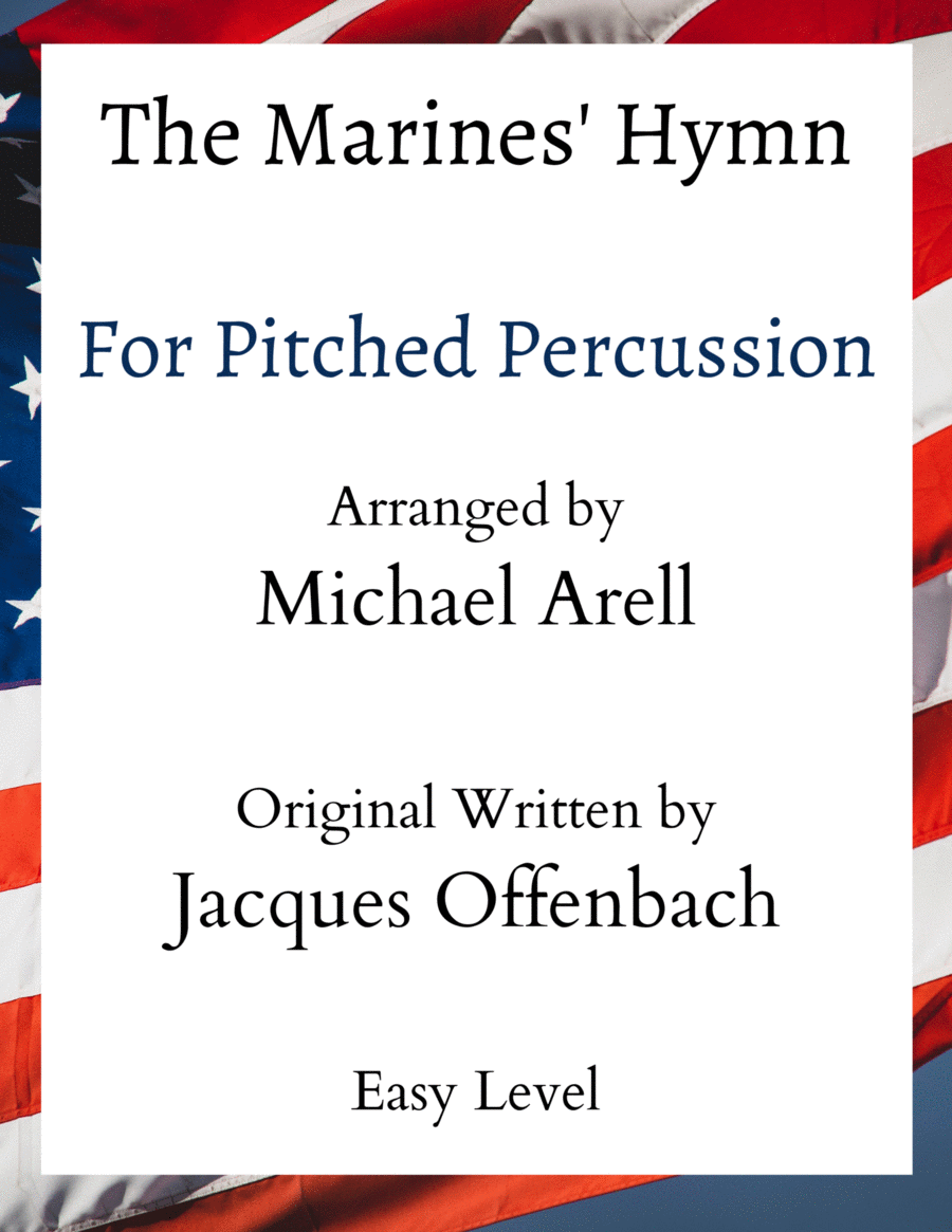 Marines' Hymn- Easy Pitched Percussion - Percussion Ensemble - Digital ...