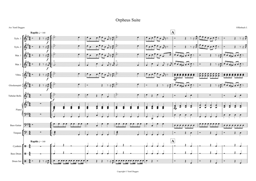 Orpheus Suite - Percussion Ensemble - Digital Sheet Music | Sheet Music ...