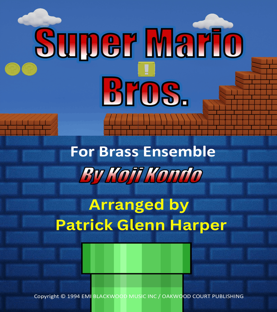Super Mario Bros Theme - Baritone Horn TC, Euphonium, Trombone ...