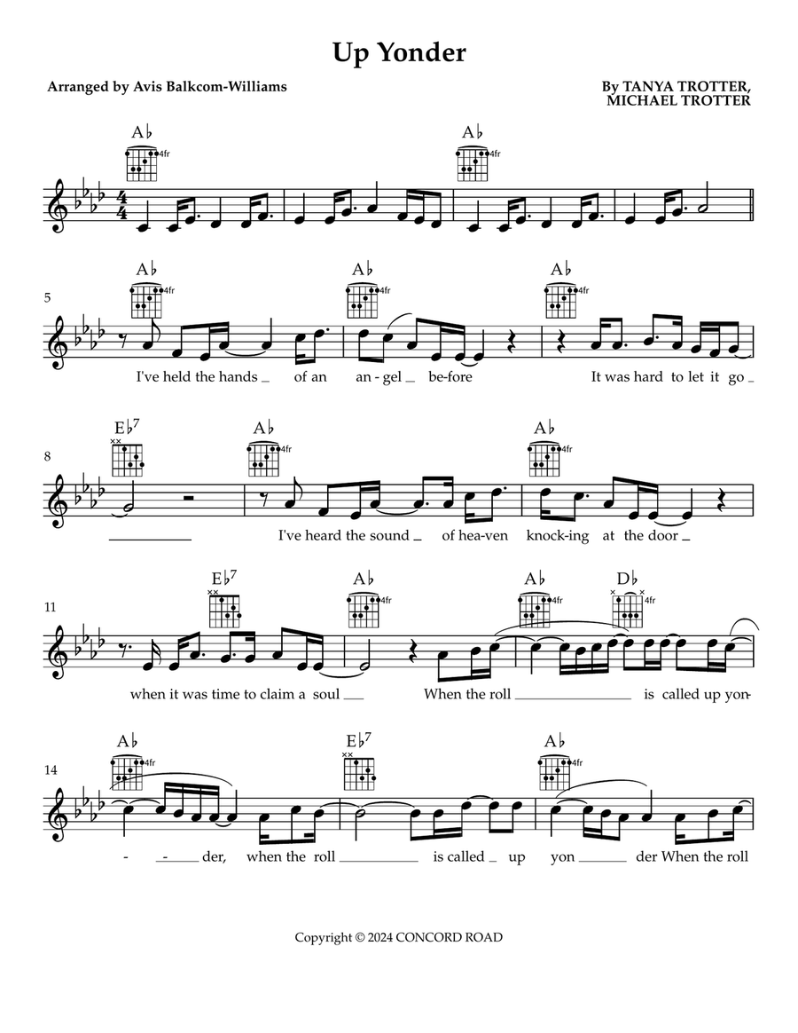 Up Yonder - Piano - Digital Sheet Music | Sheet Music Plus