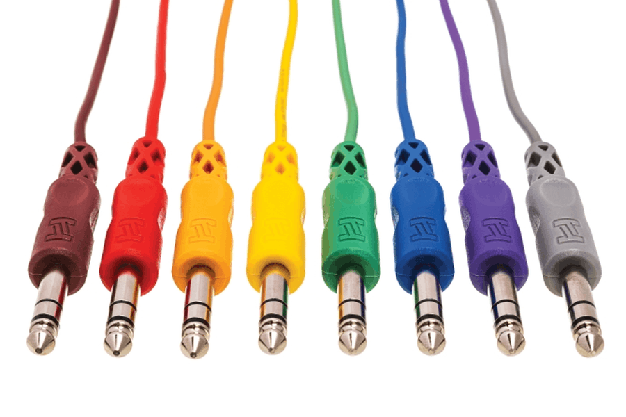 Balanced Patch Cables, 1/4 in. TRS to Same, 3 ft. - Instrument Cables ...