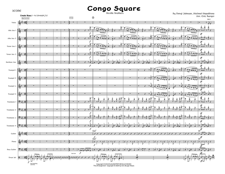 Congo Square - Jazz Ensemble - Late Intermediate Digital Sheet Music ...