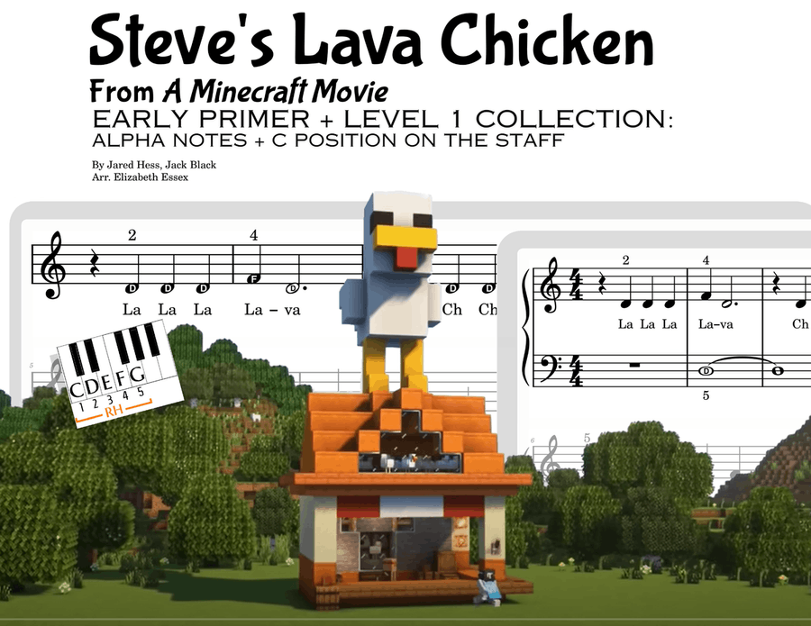 Steve's Lava Chicken - Easy Piano - Digital Sheet Music | Sheet Music Plus