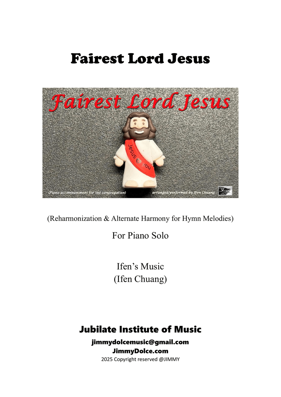 Fairest Lord Jesus, Chord Substitution for Congregational Singing by ...