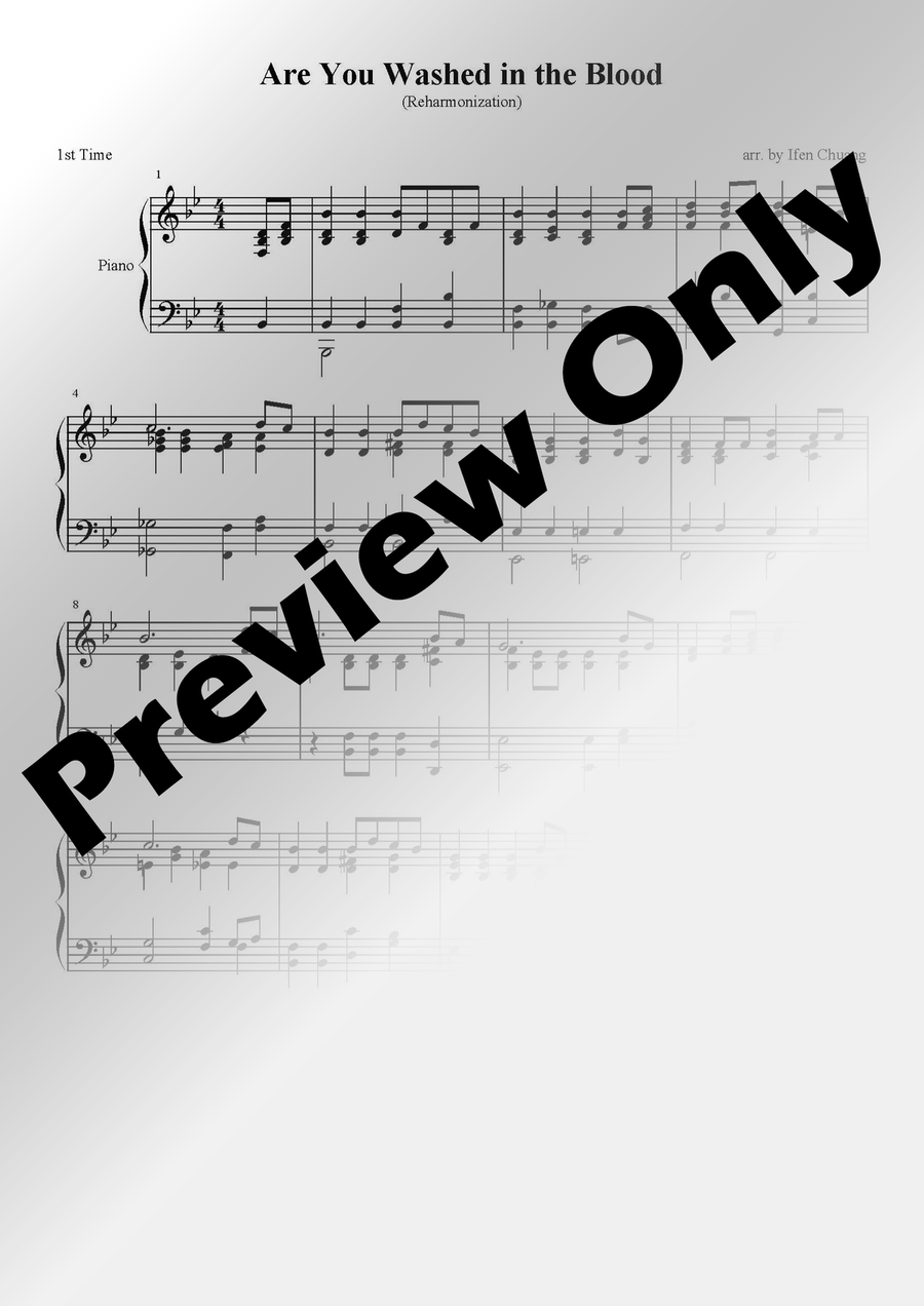 Are You Washed in the Blood, Chord Substitution for Congregational ...